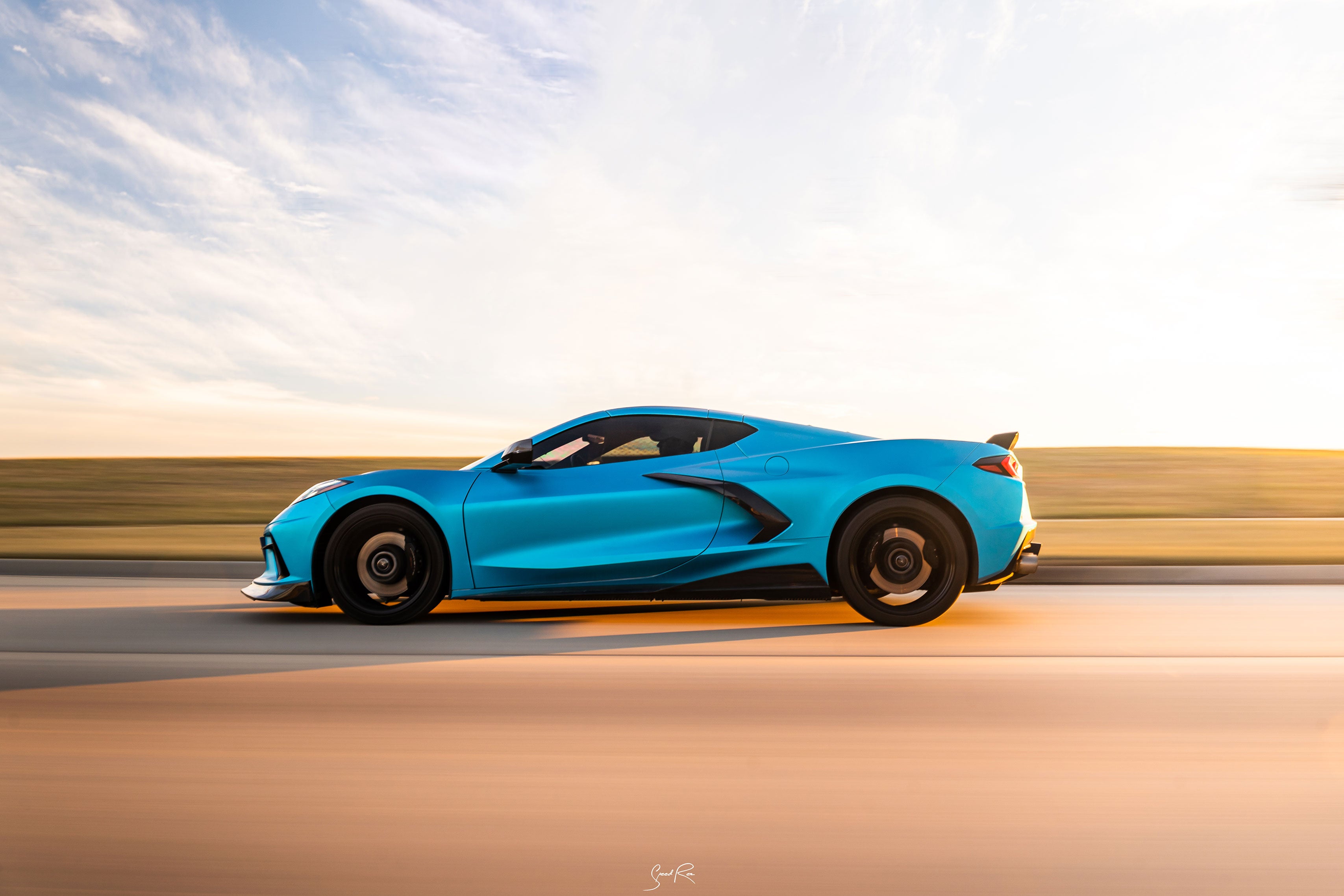 Gabe's Blue Chevrolet Corvette C8 – SpeedRez